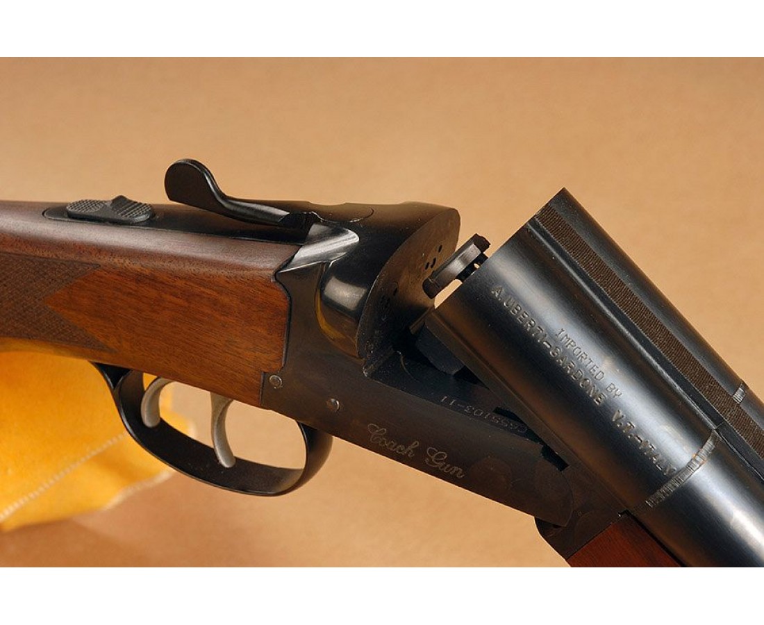 371.450 Uberti Boito Coach Gun mit innenliegenden Hähnen Wells & Fargo ...